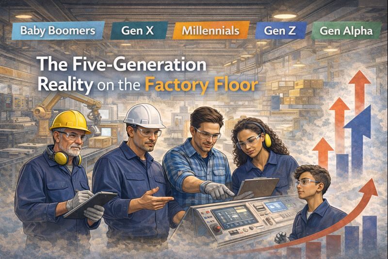 Managing a Multi-Generational Workforce in Manufacturing (2026)